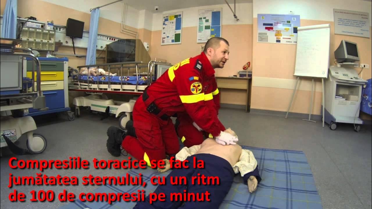 Masuri de prim-ajutor in cazul stopului cardio-respirator - YouTube