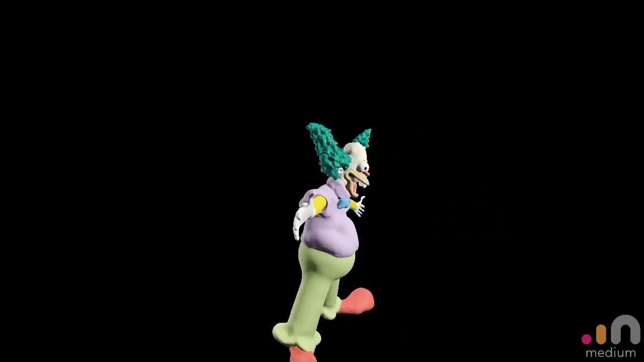 Kristy the clown VR sculpt in oculus medium by cabel adams siriusvr ...