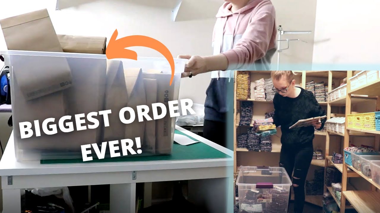 Packing Etsy Orders from Black Friday | How I Pack Orders | Type Nine ...