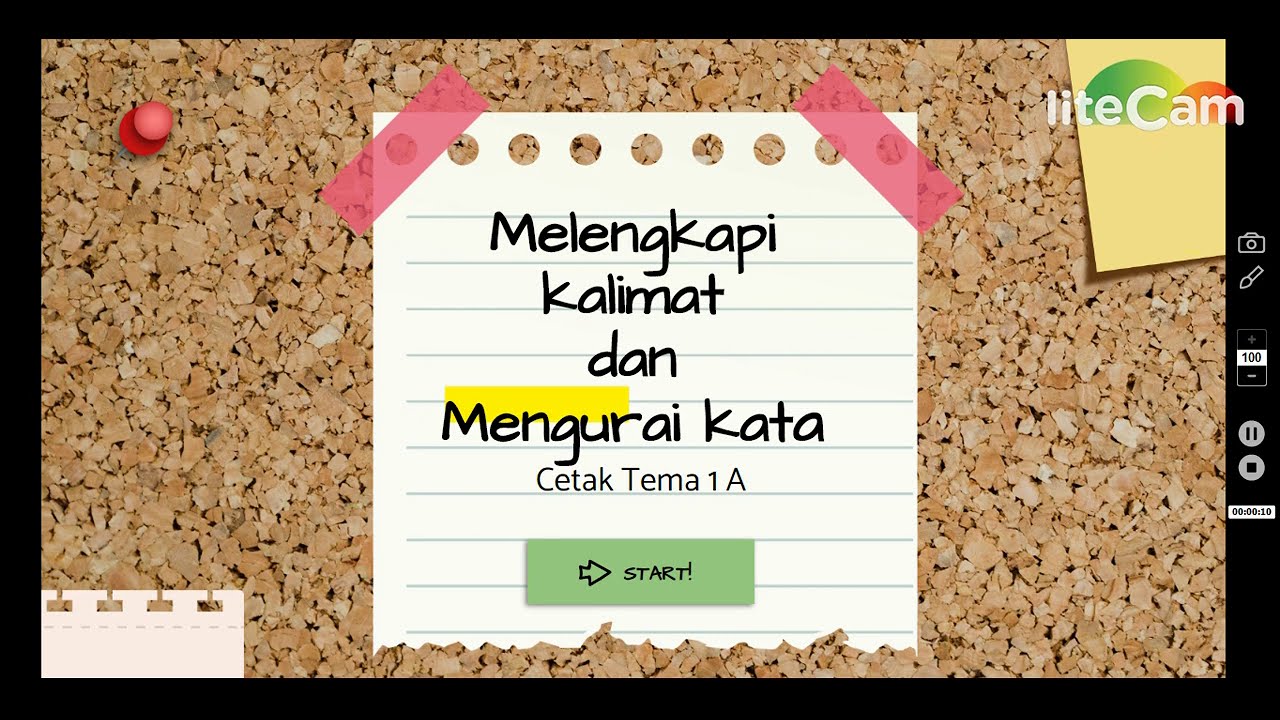 Melengkapi Kalimat dan Mengurai Kata - YouTube