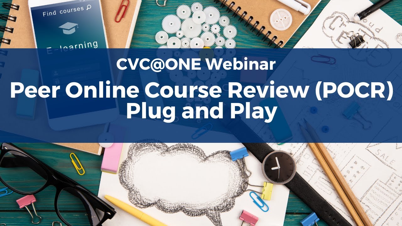 Peer Online Course Review (POCR): Plug and Play - YouTube