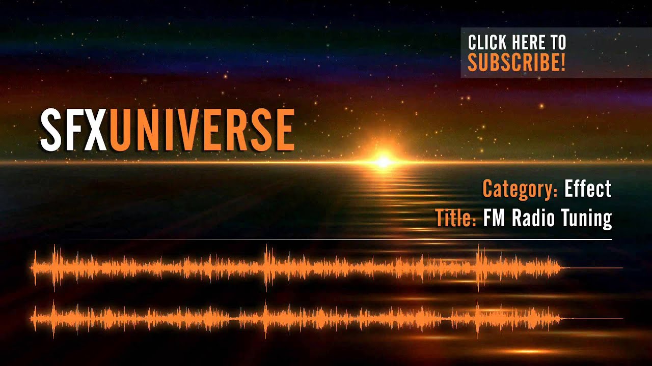 Effect - FM Radio tuning [SFX Universe] - YouTube