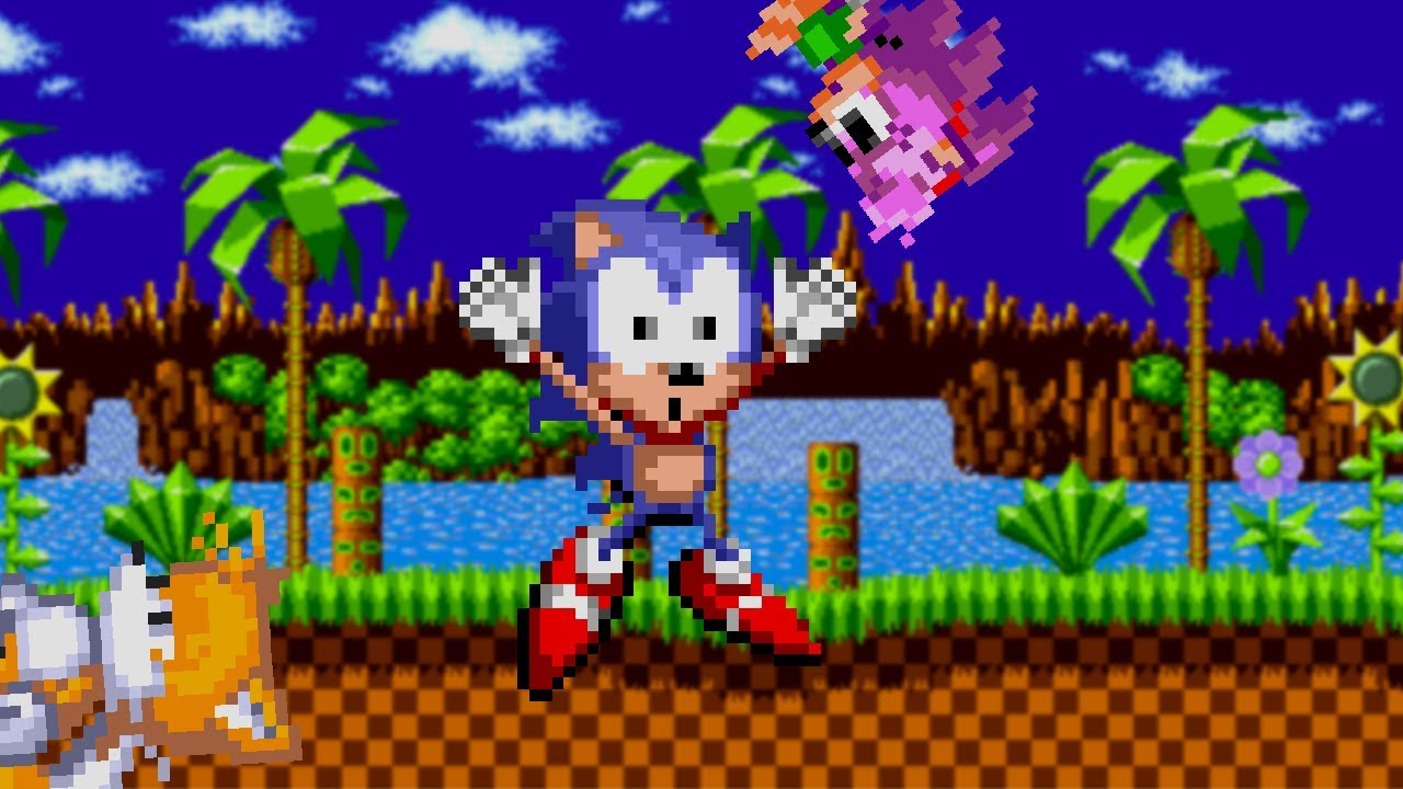 Sonic's worst fear (First sprite animation) - YouTube