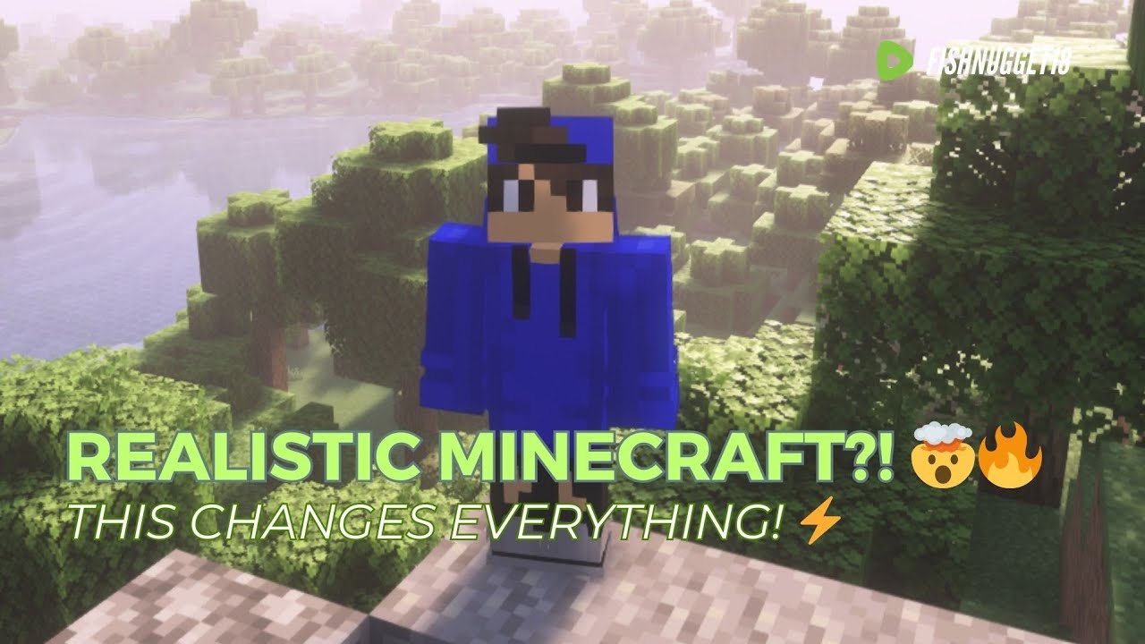 Minecraft Base Build with Realistic Graphics + SHOCKING Mikey & JJ ...