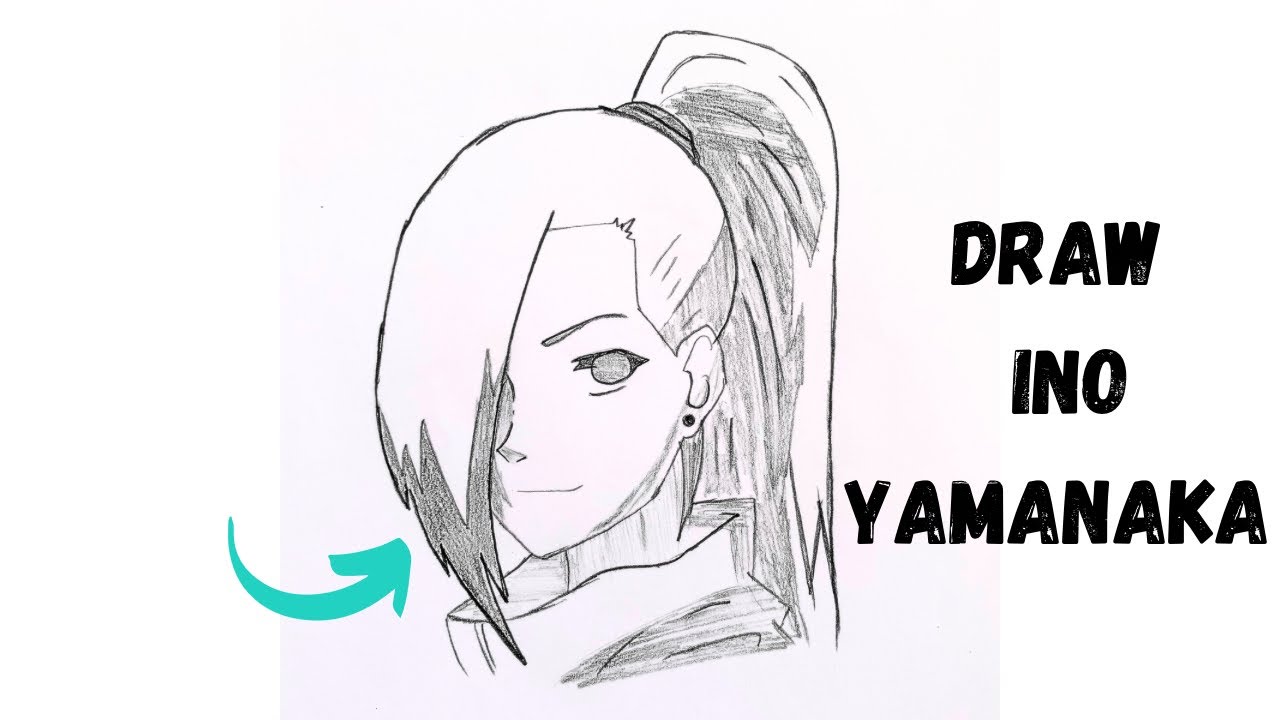 How to Draw Ino Yamanaka from Naruto | Easy anime drawing - YouTube