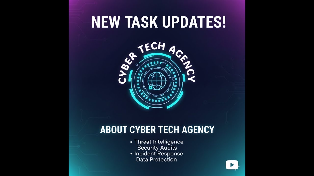 Big Update in Cyber Tech Agency Task Work | New Rules, New Earnings ...