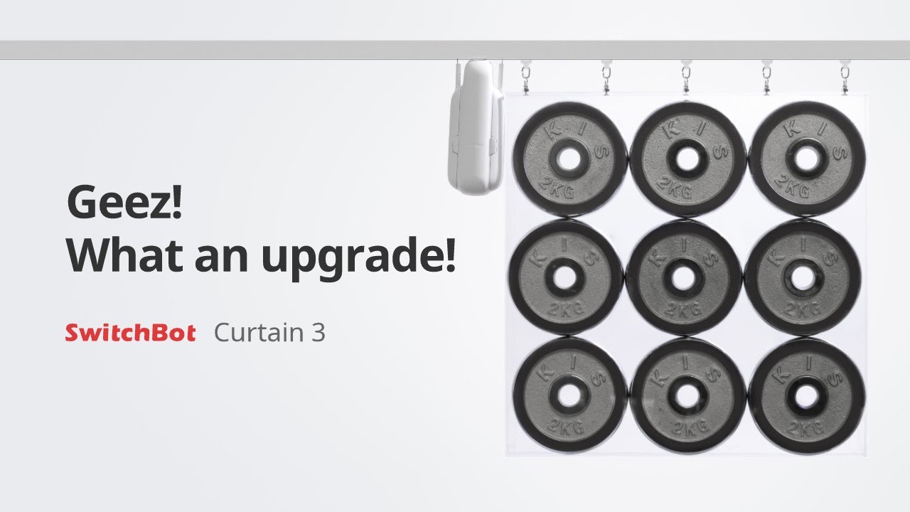 SwitchBot Curtain 3 | Double the power, push up to 16kg with ease! | SwitchBot - YouTube