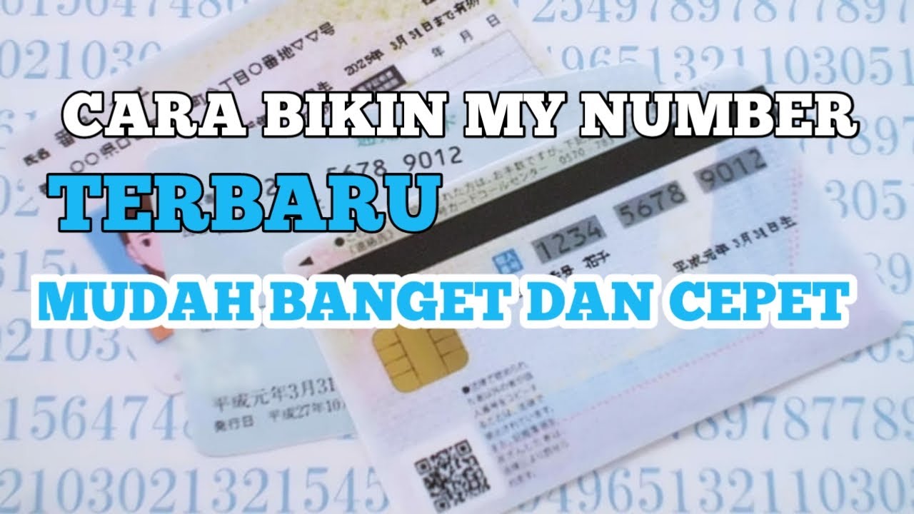 Cara bikin my number Ter baru sekarang lebih mudah dan cepet #mynumber #kenshusei - YouTube