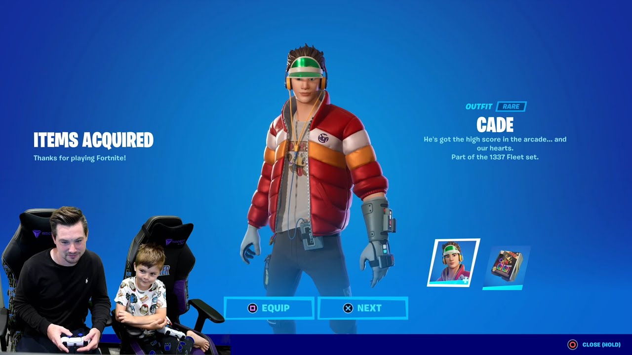 Dad Gives His 7 Year Old Kid NEW Fortnite Gaming Skin With NEW Gaming ...