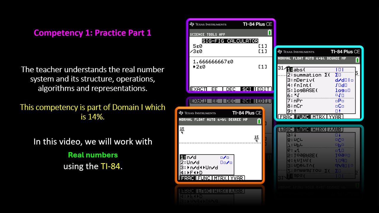 TExES 7-12 (235) Math Exam Competency 1: Practice Part 1 - YouTube
