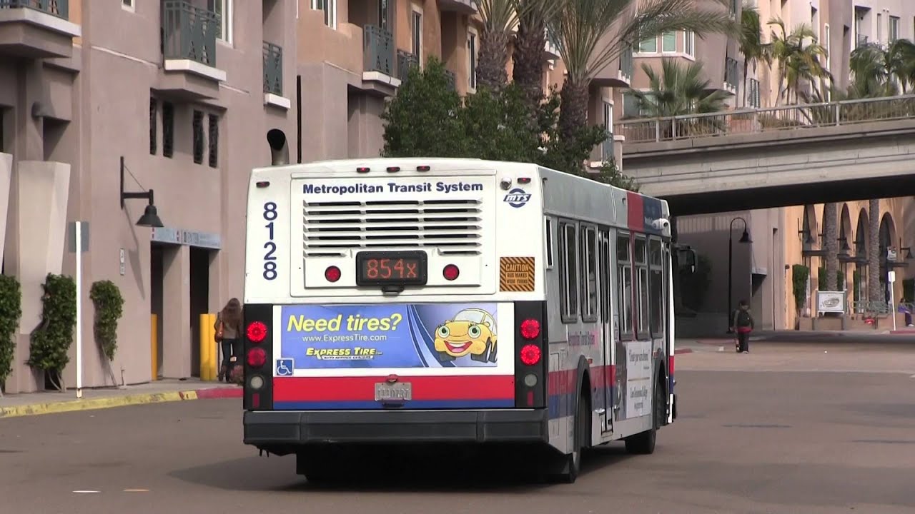 MTS Bus - New Flyer D40LF Route 584x #8128 - YouTube