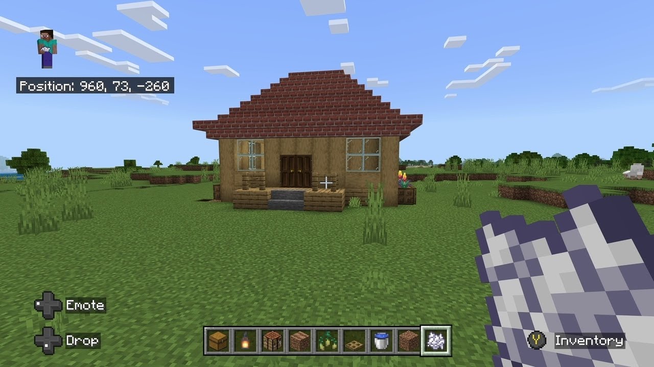 BUILDING A SMALL BASIC HOUSE IN MINECRAFT - YouTube