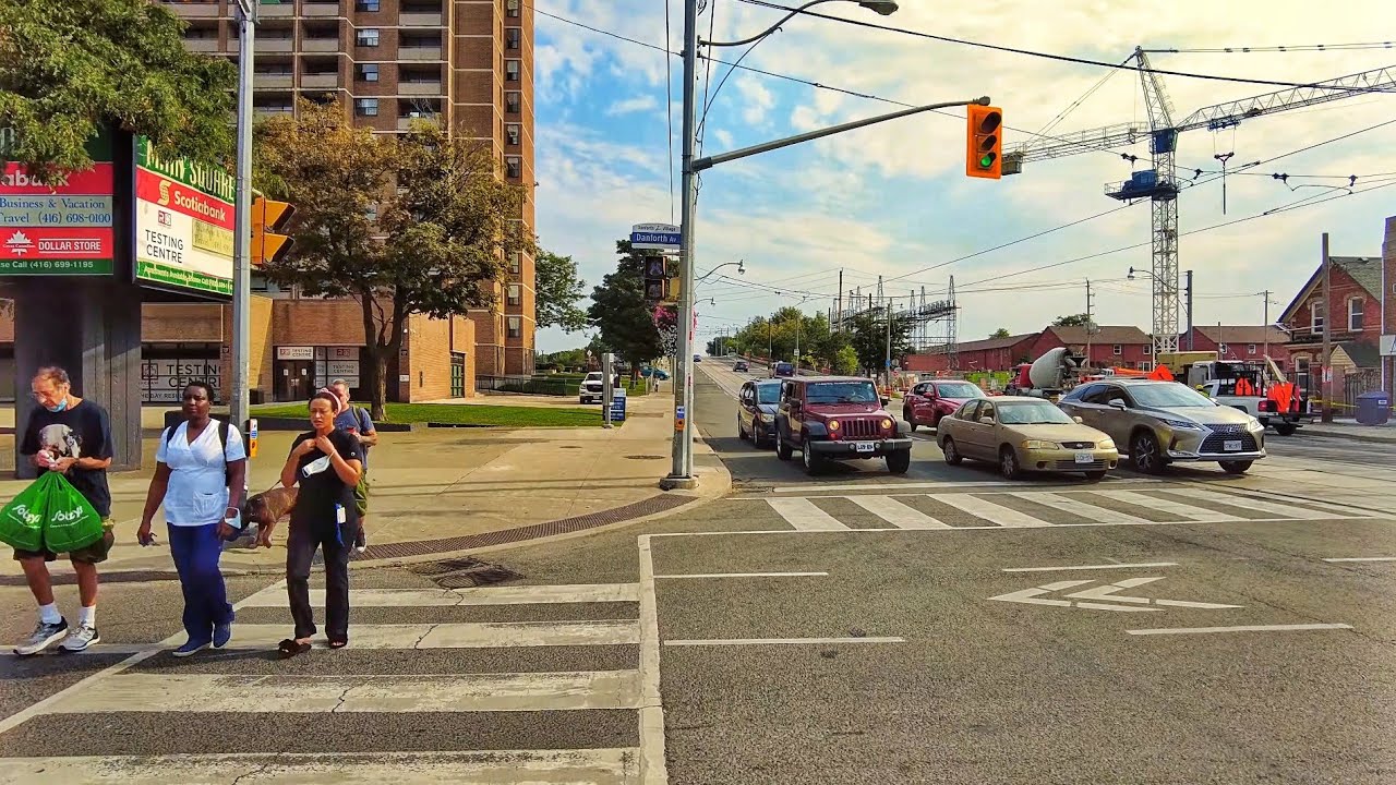 Toronto Walk - Danforth Village to The Beaches - YouTube