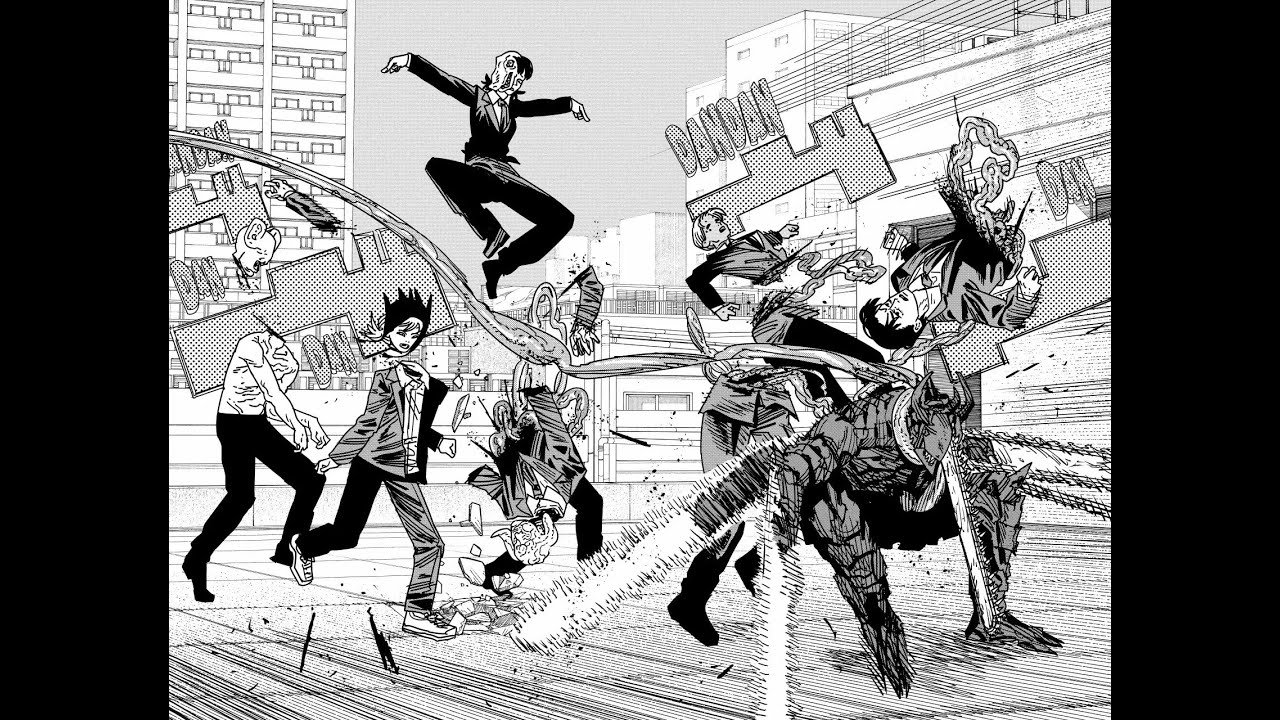BLACK CHAINSAW MAN vs División Especial___(MMV/CHAINSAW MAN) - YouTube