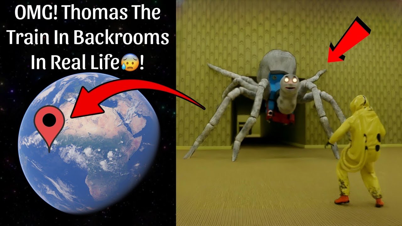 I Found Very Scary Thomas The Train In The Backrooms In Real Life On ...