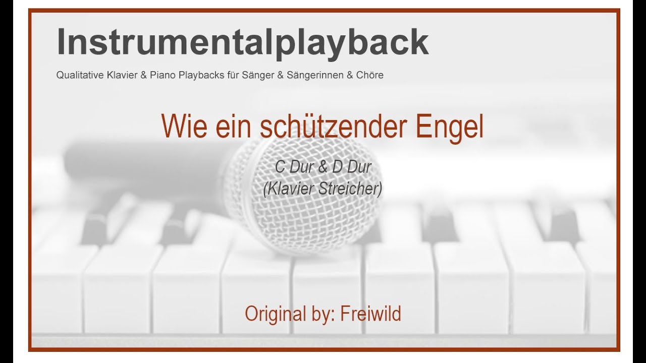 Wie ein Schützender Engel - Klavierversion - Freiwild - Instrumental ...