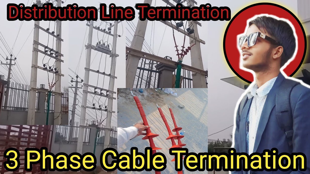 How to 3 Phase Cable Termination 😭👷 | Cable Lace Termination ...