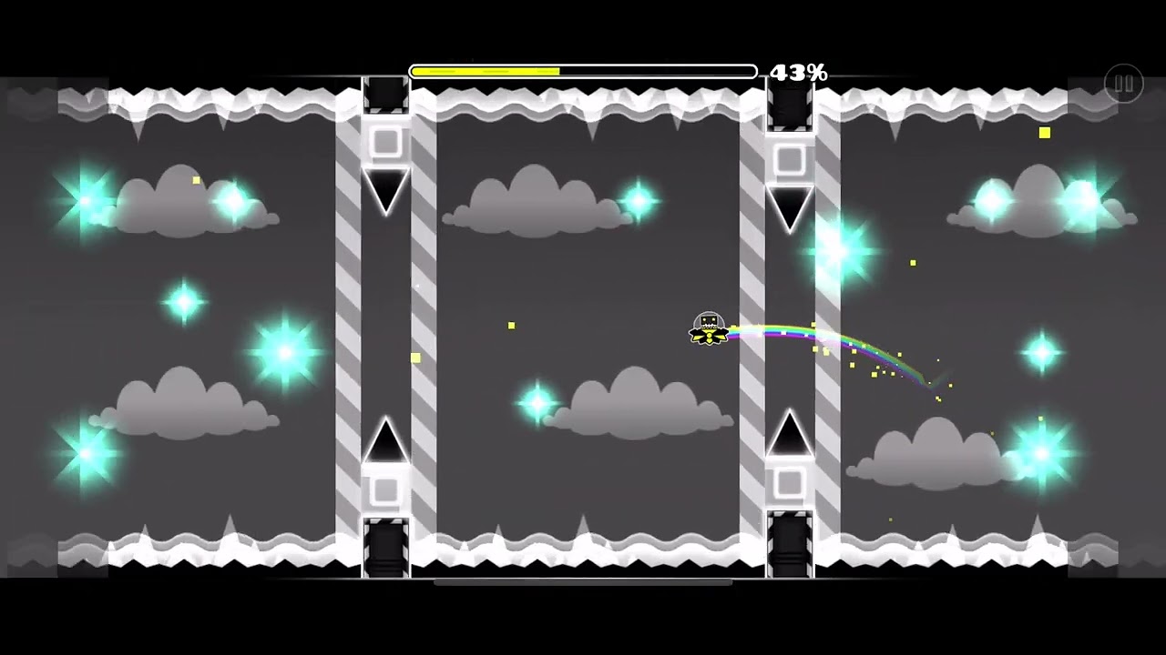 Platinum adventure, easy demon in geometry dash (took two failed ...