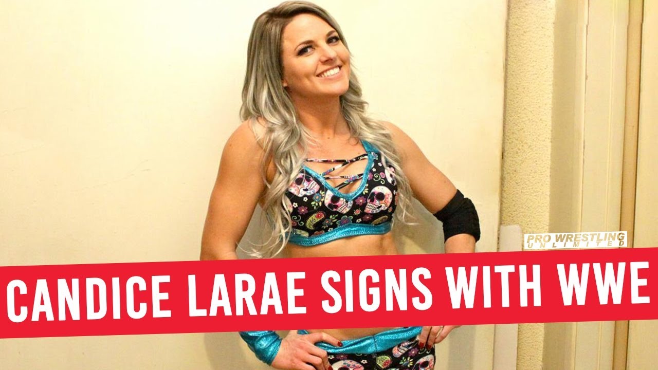 Candice LaRae Signs A Deal With The WWE - YouTube