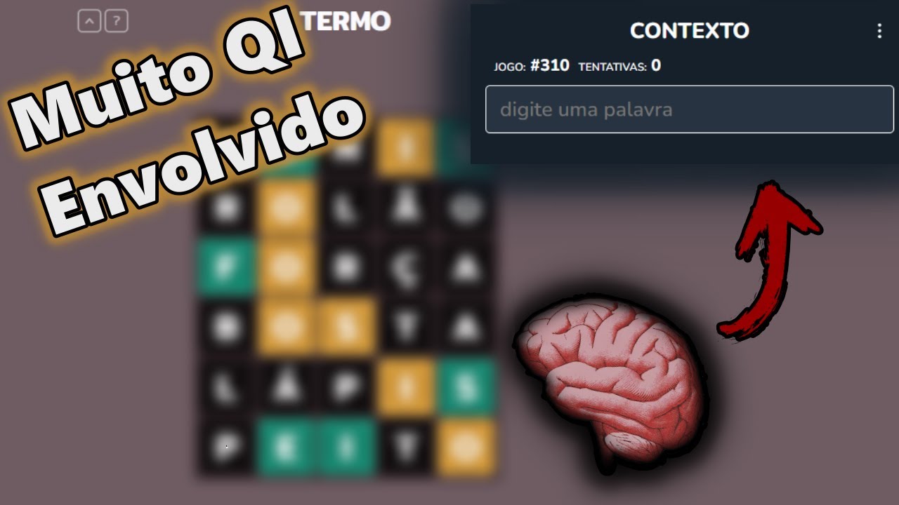Tentando jogar Termo e Contexto - Em busca do melhor jogo #8 - YouTube
