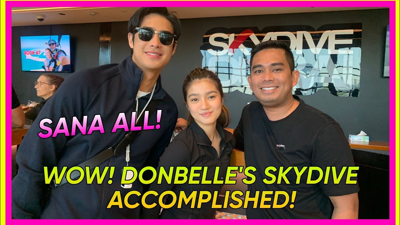 OMG! DONBELLE'S SKYDIVE ACCOMPLISHED! 😱 | DONBELLE LATEST UPDATE - YouTube