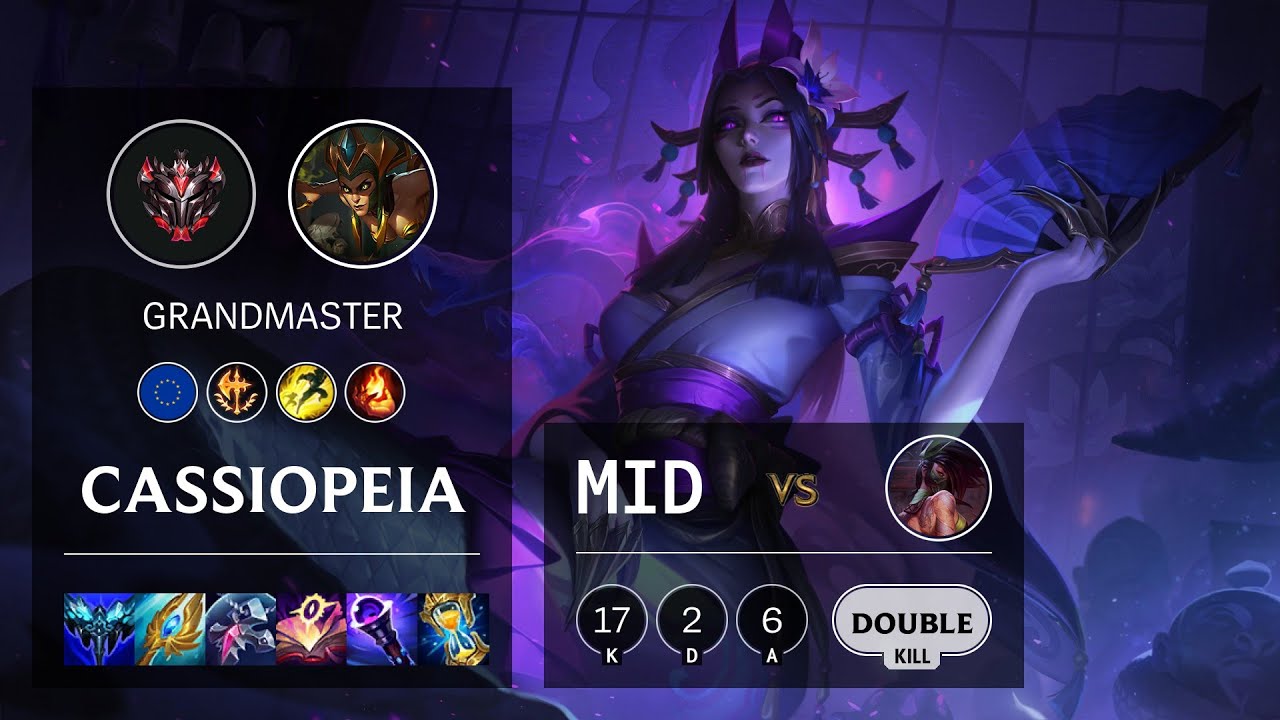 Cassiopeia Mid Vs Akali Euw Grandmaster Patch 11 6 Youtube