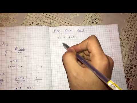 KVADRATİK FUNSİYANIN XASSELERİ VE QRAFİKİ