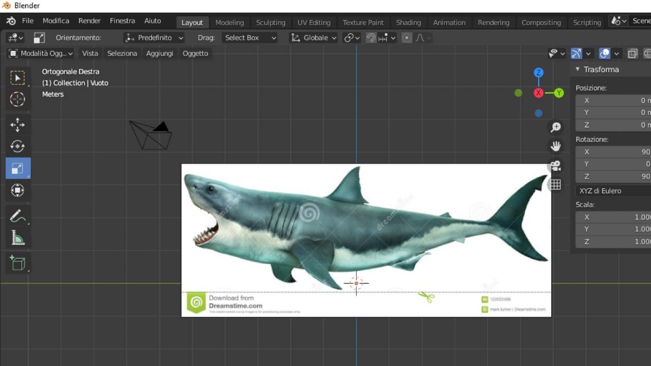 Progettare uno squalo in 3D - Studiando Blender_Parte2 - YouTube