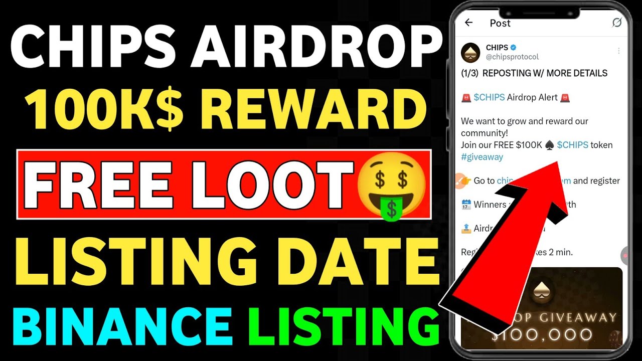 Chips Protocol New Free Airdrop Today || Chips Airdrop New Update || Chips Airdrop Listing Date ...