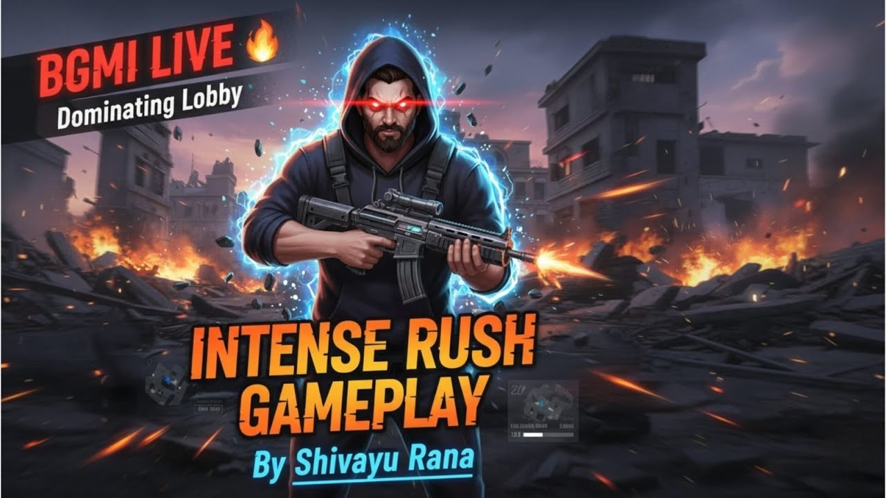 BGMI LIVE | Intense Rush Gameplay | By Shivayu Rana - YouTube