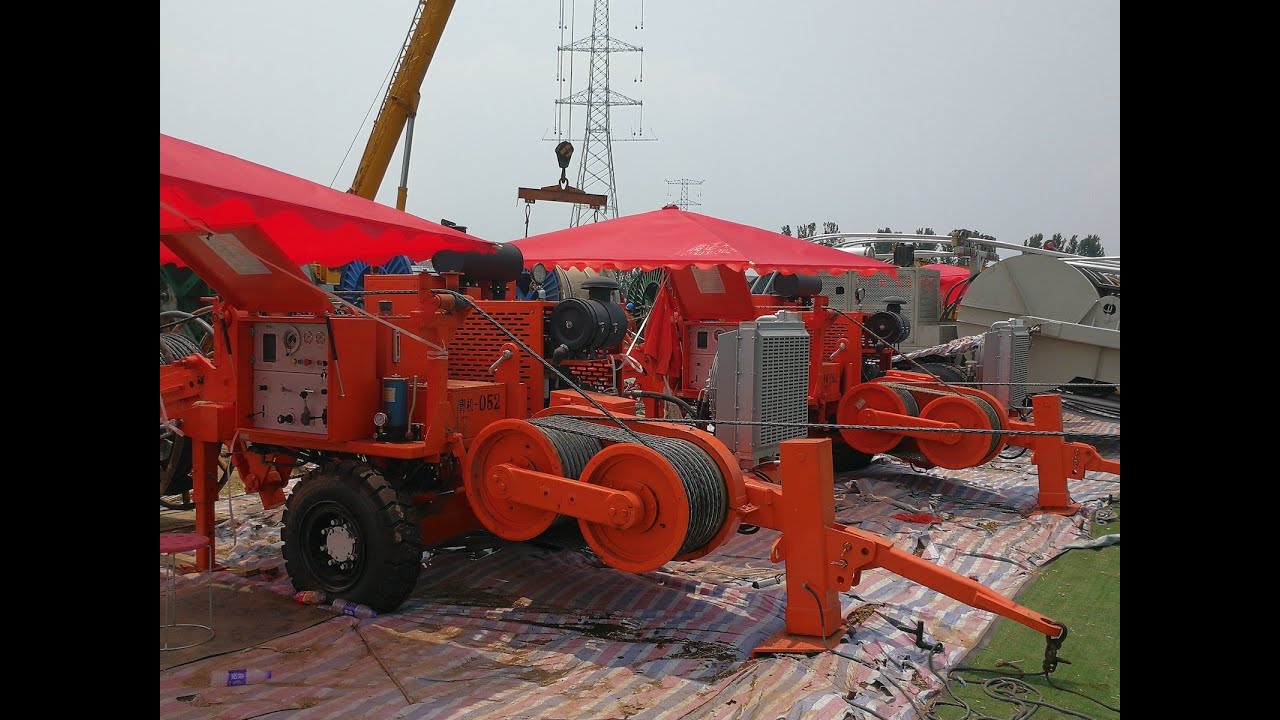 1000kv high voltage transmission line stringing, project from State ...