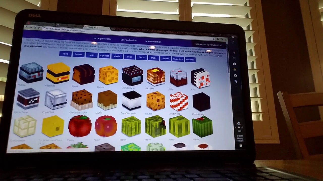 How to make custom heads/working mailbox on Minecraft - YouTube