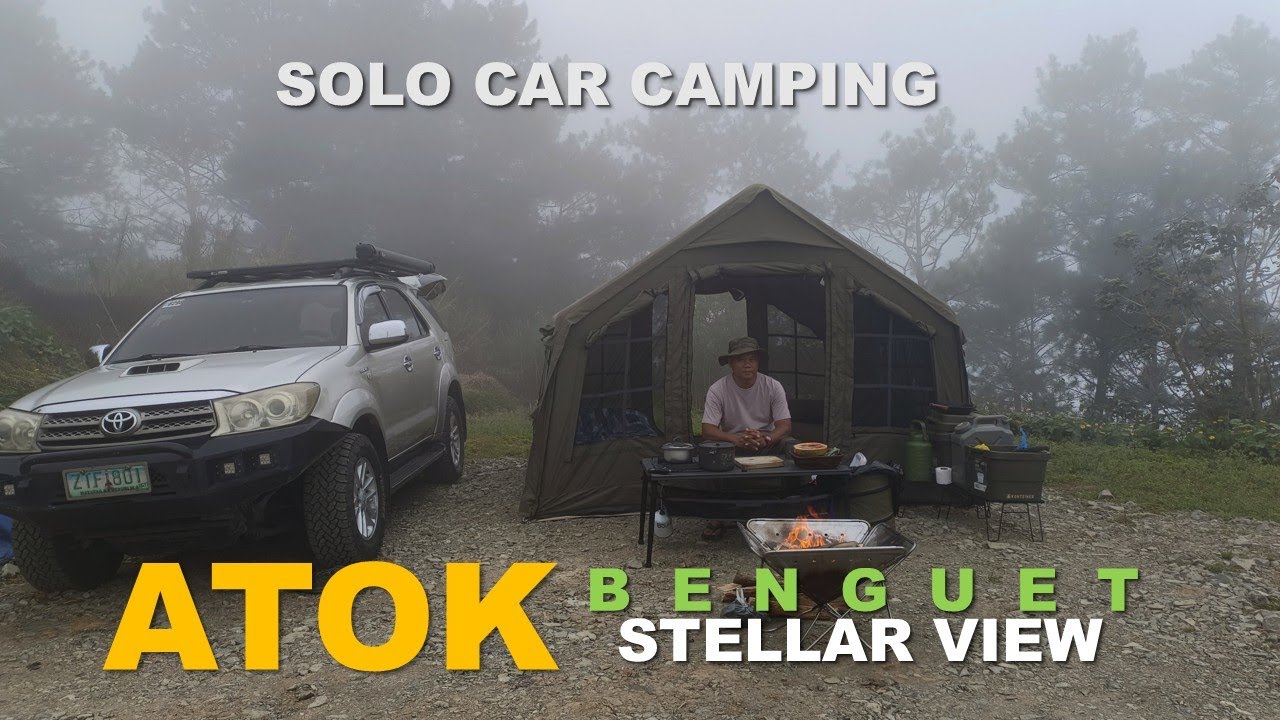 SOLO CAR CAMPING | Stellar View | Atok Benguet | New Campsite - YouTube