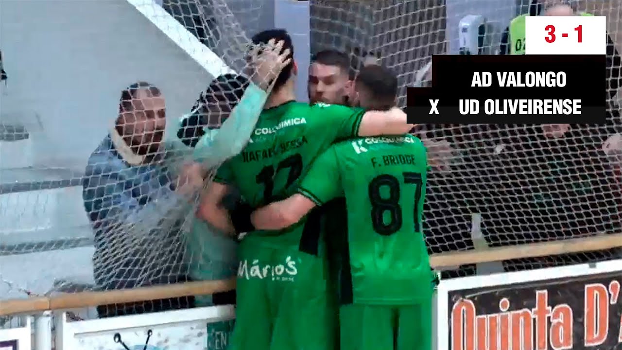 Highlights AD Valongo vs UD Oliveirense - YouTube
