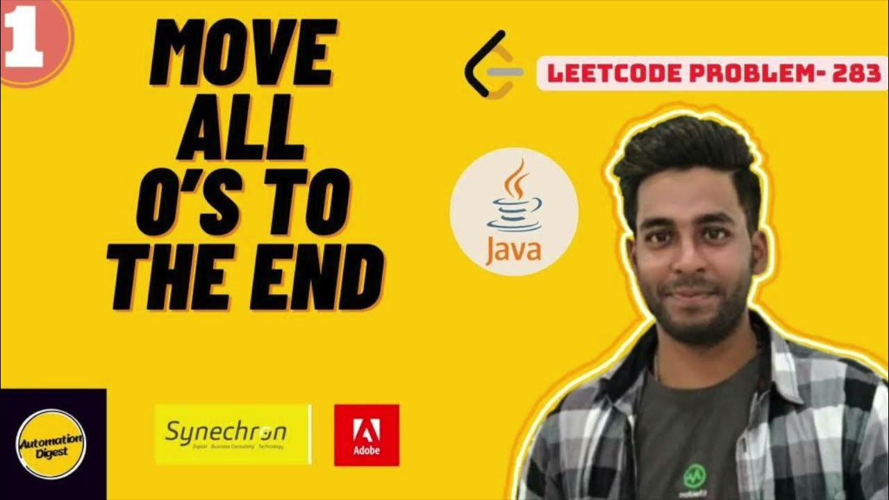 DSA E1 - Move Zeros - YouTube