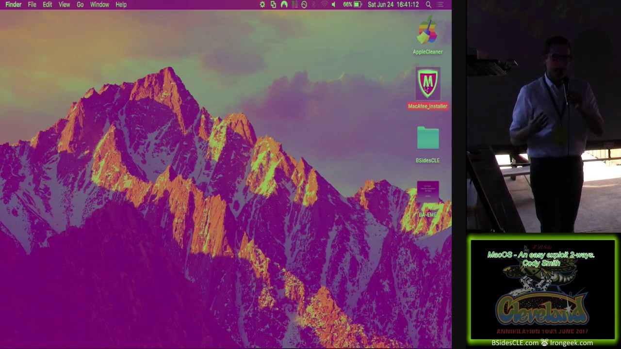 BSides Cleveland 207 MacOS An easy exploit 2 ways Cody Smith - YouTube