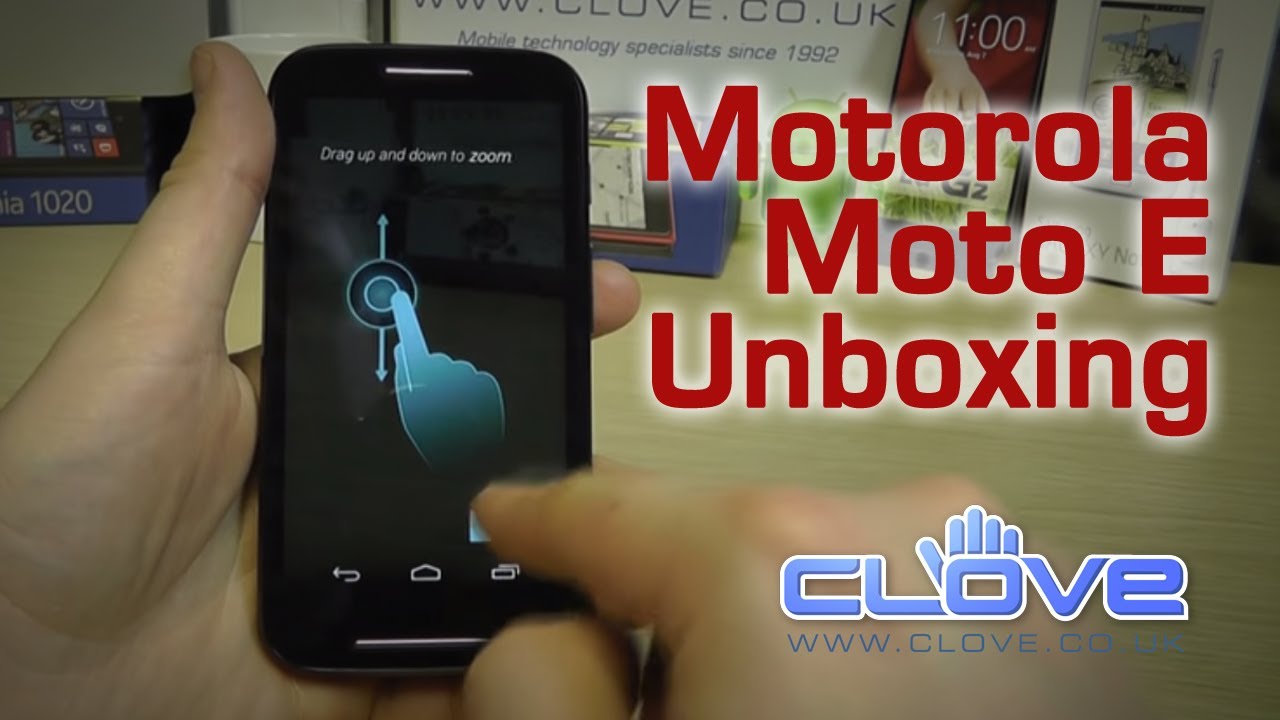 Motorola Moto E Unboxing - YouTube