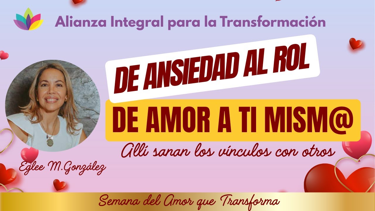 De Ansiedad ....al rol de amor a ti mismo...sin huir de ti - YouTube