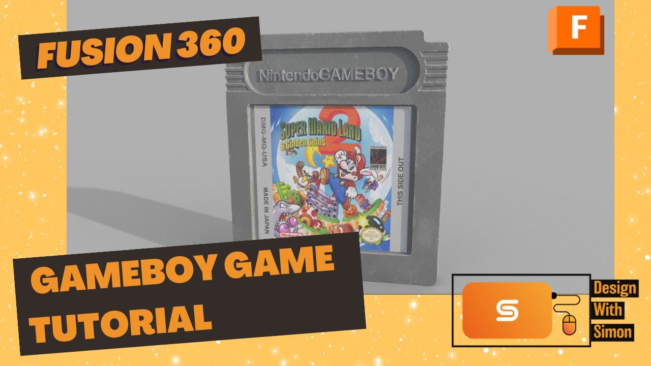 Fusion 360 Tutorial: Retro Gameboy Game - YouTube