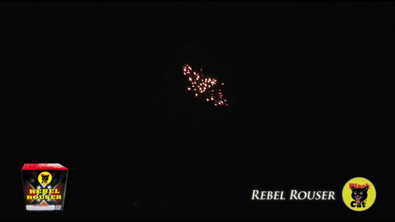 Rebel Rouser - Black Cat Fireworks - YouTube