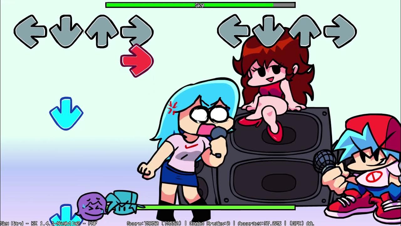 FNF Sky Mod All Songs FC - YouTube