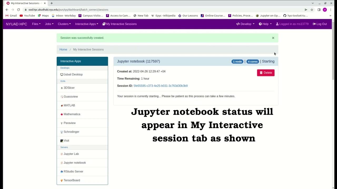 Jupyter Notebook on Open OnDemand - YouTube