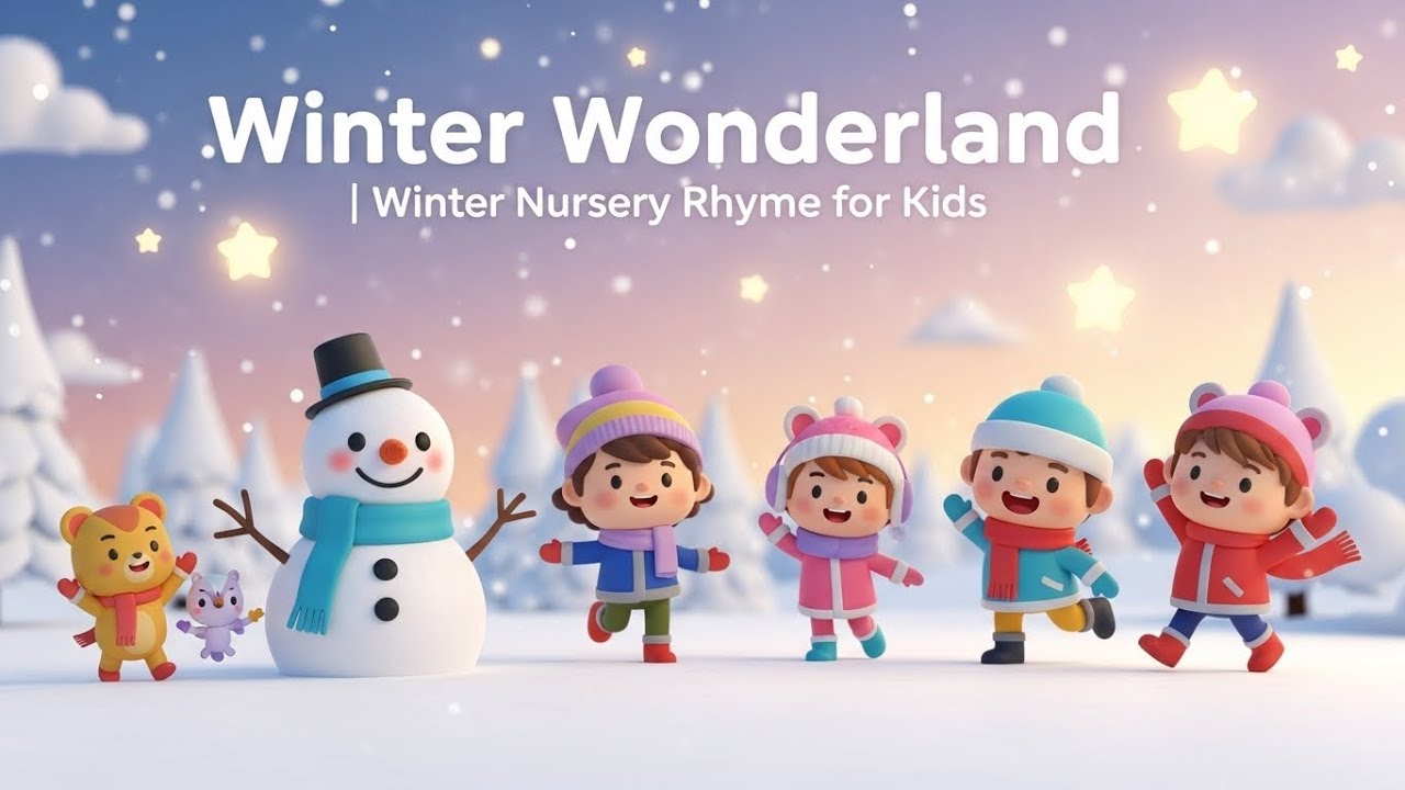 Winter Wonderland | Winter Nursery Rhyme for Kids | Let’s Make Snow ...