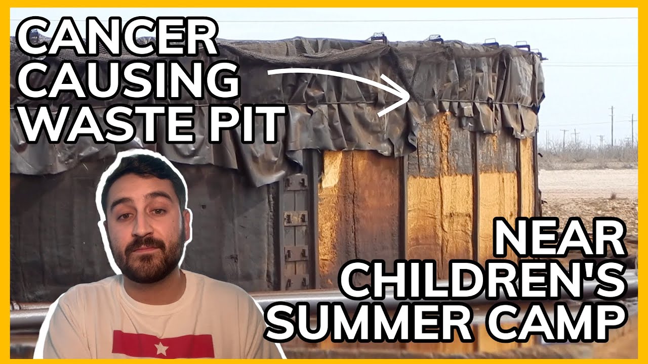 Toxic waste pit threatens children in Permian - YouTube