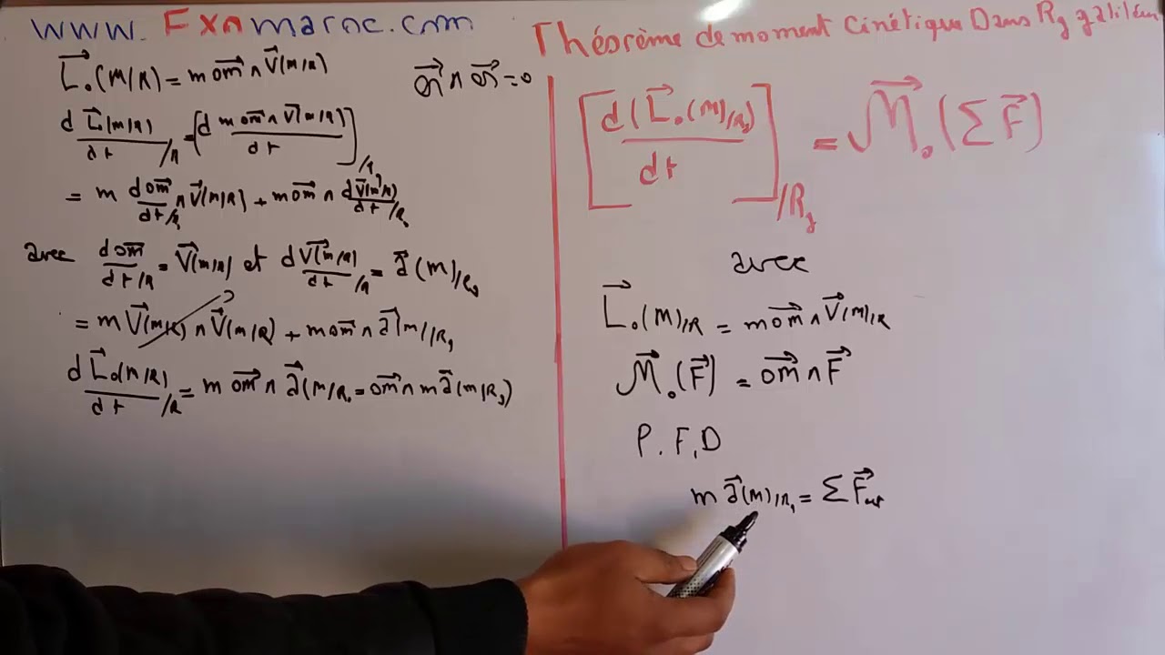 Ep #17 Mécanique du point matériel Dynamique:théorème du Moment ...
