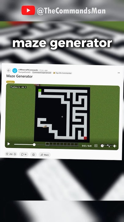 I made a minigame with only commands #minecraft - YouTube