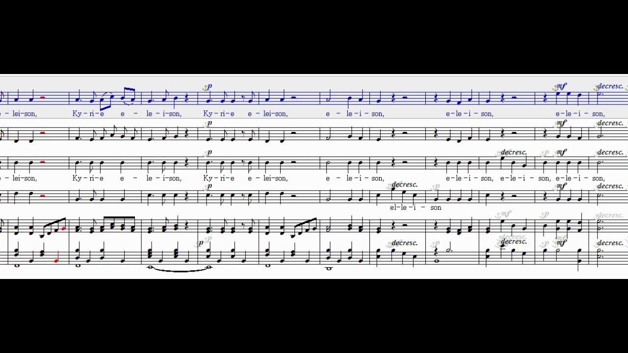 Korman 성체현양미사곡 Kyrie - YouTube
