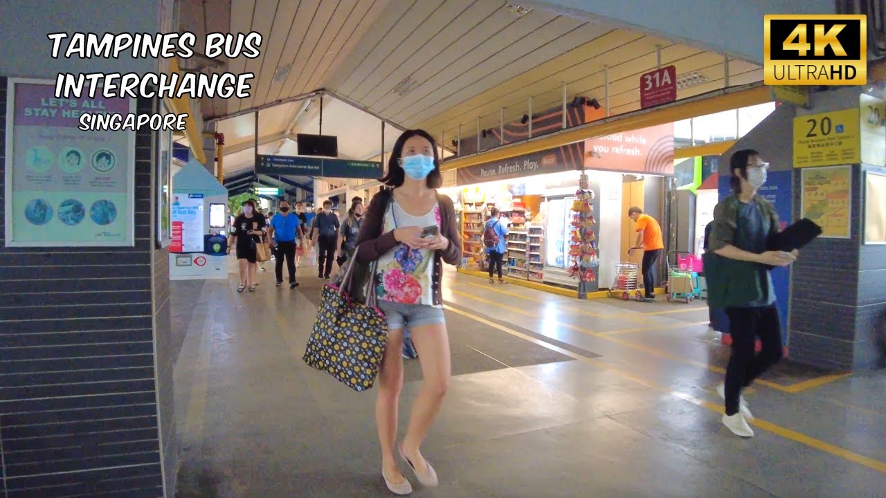 Tampines Bus Interchange | Aug 2022 [4K] - YouTube