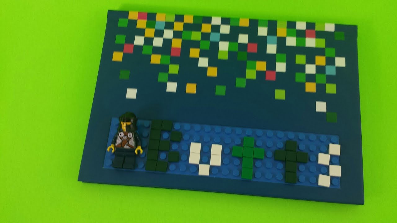 Lego Notebook with Studs Build and Review (853569) - YouTube