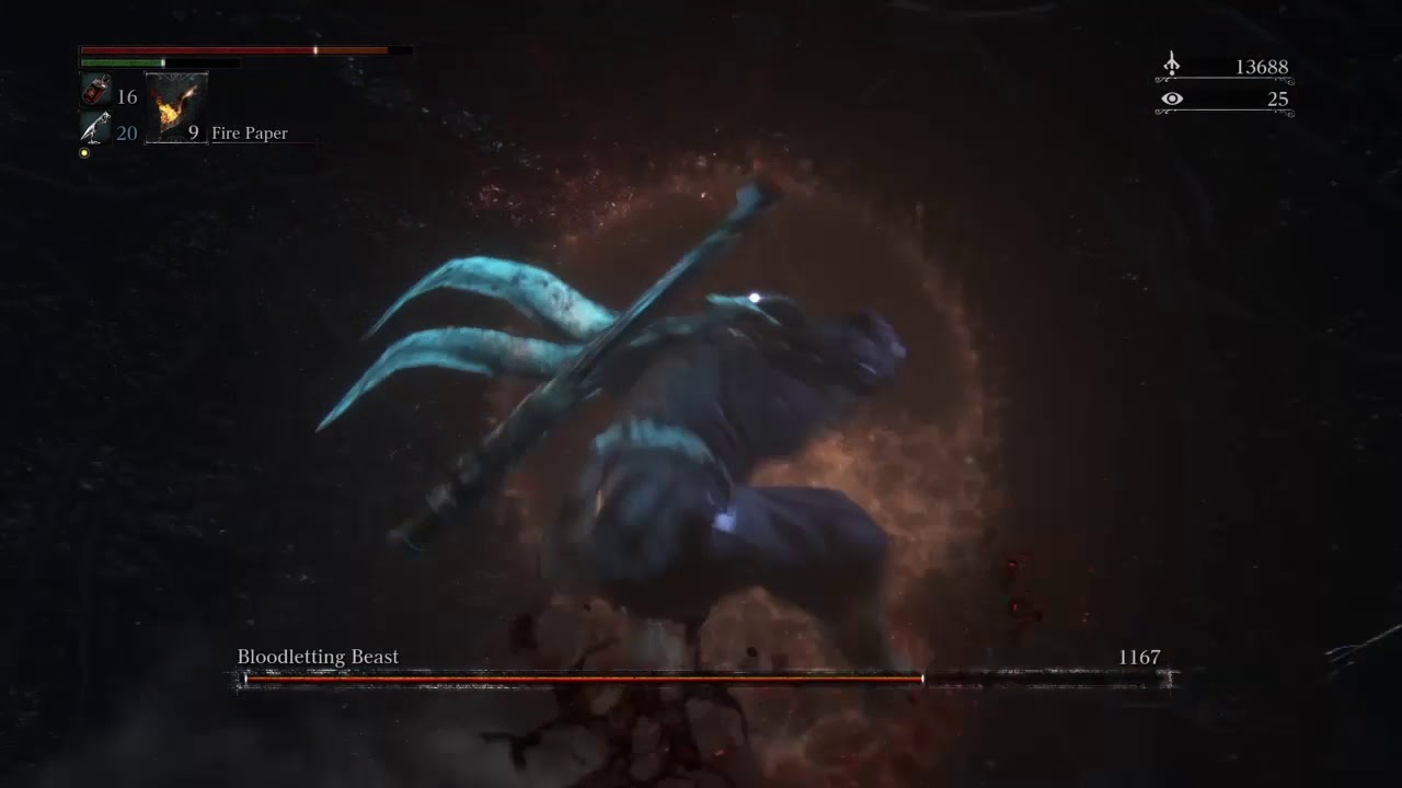 Bloodborne Invisible Bloodletting Beast - YouTube